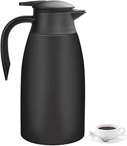 Amazon.com: Thermal Coffee Carafe 68oz / 2L Insulated Stainless Steel, Coffee Carafes Double ...