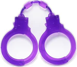 Handcuffs Silicone Fake Police Play Toy Handcuffs for Kids to Handcuff ...