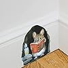 Amazon.com: 3Pcs 3D Realistic Mouse Wall Stickers, Mouse Reading Book ...