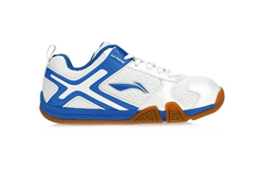 Li-Ning Volvo Badminton Shoes,Size UK 11.0 (White/Blue) : Amazon.in ...