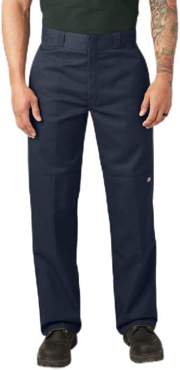 Dickies Men's Loose Fit Double Knee Work Pants, Dark Navy at Amazon Men’s Clothing store