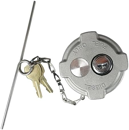 Amazon.com: Locking 2 3/8" Fuel Cap Diesel Fuel Cap Compatible with ...