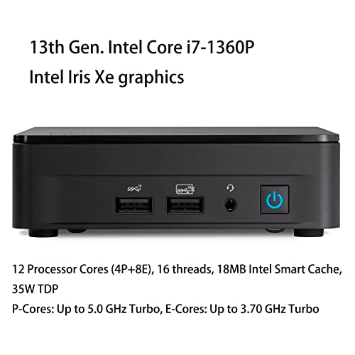 Snapklik.com : Intel NUC 13 Arena Canyon Mini PC NUC13ANKi7 Mini ...