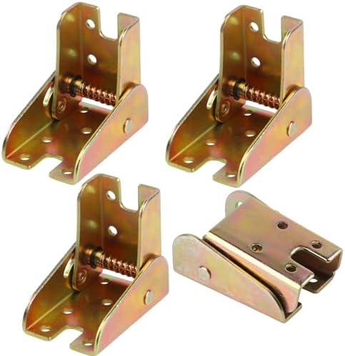 4 Pcs Folding Table Legs, Self Locking Foldable Hinges, 90 Degree Self ...