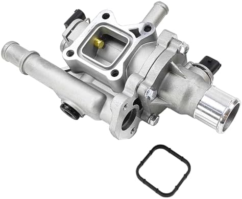 Amazon.com: Full Aluminum Engine Coolant Thermostat Housing Assembly w ...