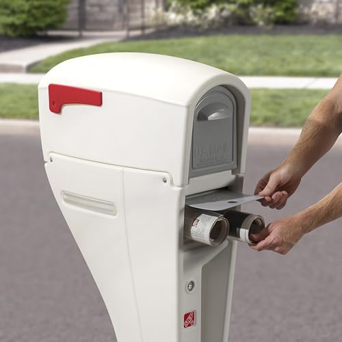 Step2 Mailmaster Streamline Mailbox & Post, Weather Resistant, Large ...