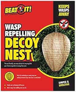 Natural Brown Paper Decoy Wasp Nest Repellent - Simple & Effective ...
