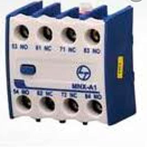 Tl Make Add on block 2NO and 2NC for MNX9-40 Contactor, 10x 10 x 10 ...