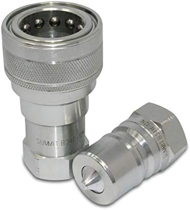 Amazon.com: 3/4” Ag Hydraulic Quick Connect Coupler Set, 3/4” NPT ...