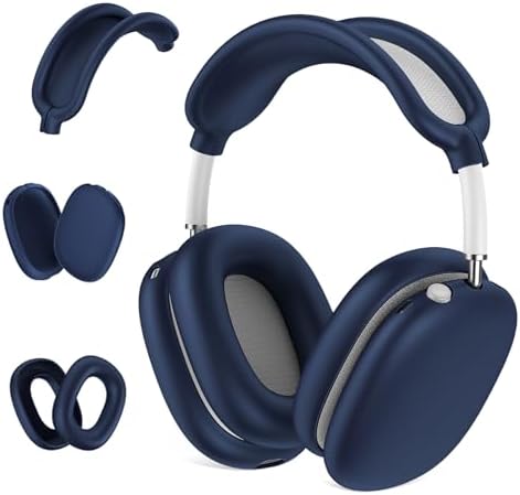 VISOOM Case for Airpods Max Headphones, Soft Silicone Protective Cover ...
