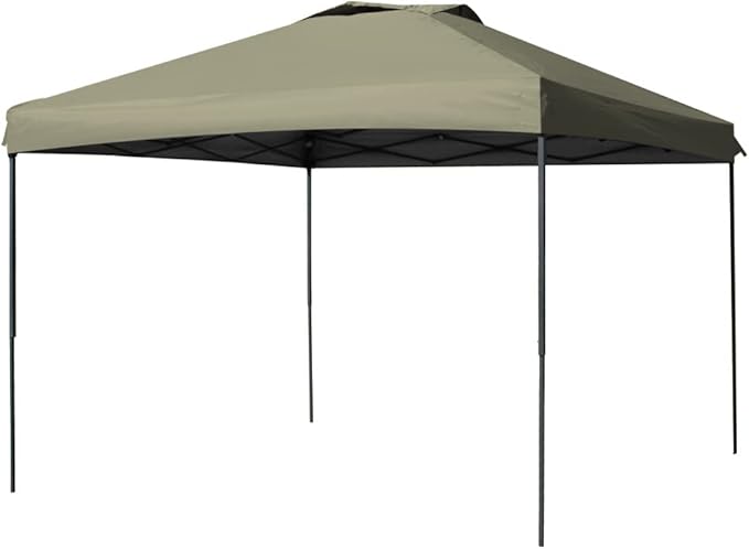 Amazon | MERMONT タープテント 3m×3m ベンチレーション付き ワンタッチ タープ テント (コヨーテブラウン) | ウェイモール (WEIMALL) | タープ