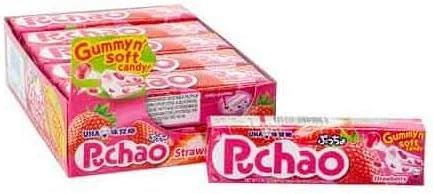 Amazon.com : Puchao Gummy n' Soft Candy (Strawberry, 1.76 Ounce - 10 ...