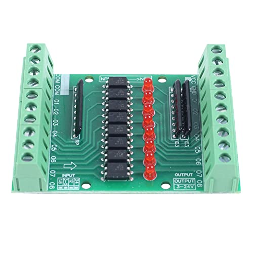 Snapklik.com : Optocoupler Isolation Board,DC 33V 5V PNP NPN 8-Channel ...
