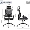 Flysky Ergonomic Office Chair With Back Support, 90°-130° Rocking ...