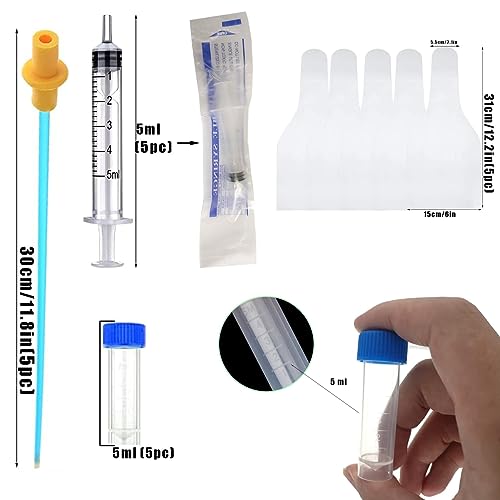 5 Set Dog Artificial Insemination Kit,Canine Breeding Kit, Artificially ...