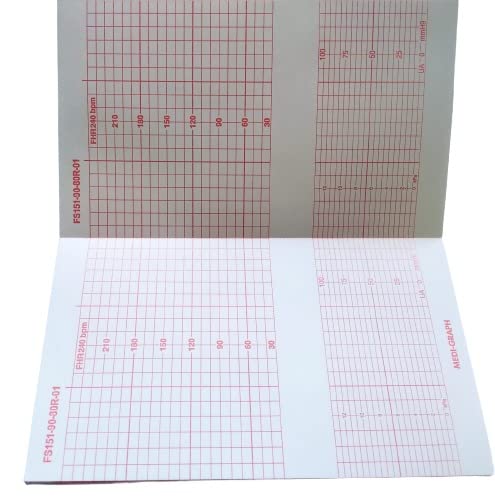 E-Medical Fetal Monitor Paper for BISTOS/EDAN/CTG Monitor (Pack of 5 ...