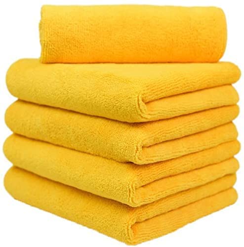 Atmosphere Microfiber Cleaning Cloth - 2 pcs 40x40 cms - 280 GSM Yellow ...