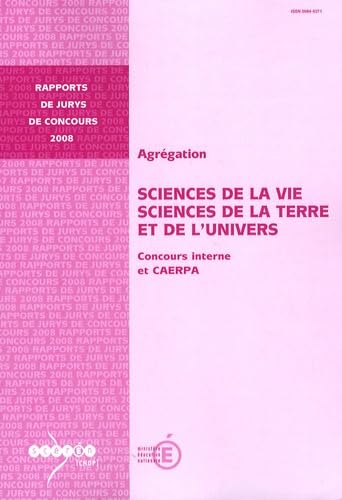 Amazon.com: Agrégation Sciences de la Vie, Sciences de la Terre et de l'Univers : Concours ...