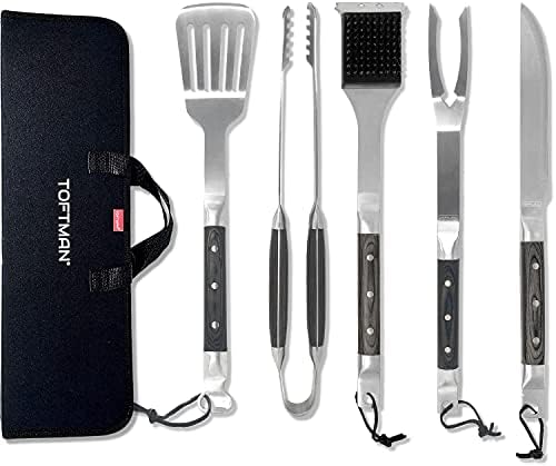 Amazon.com : Mr. Bar-B-Q Deluxe BBQ Tool Set | All in One BBQ Tool Set ...