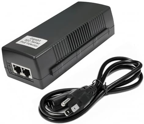 Amazon | Premiertek 48V 安定供給50W 1.04A ギガビット Giga PoEインジェクター IEEE802.3at ...