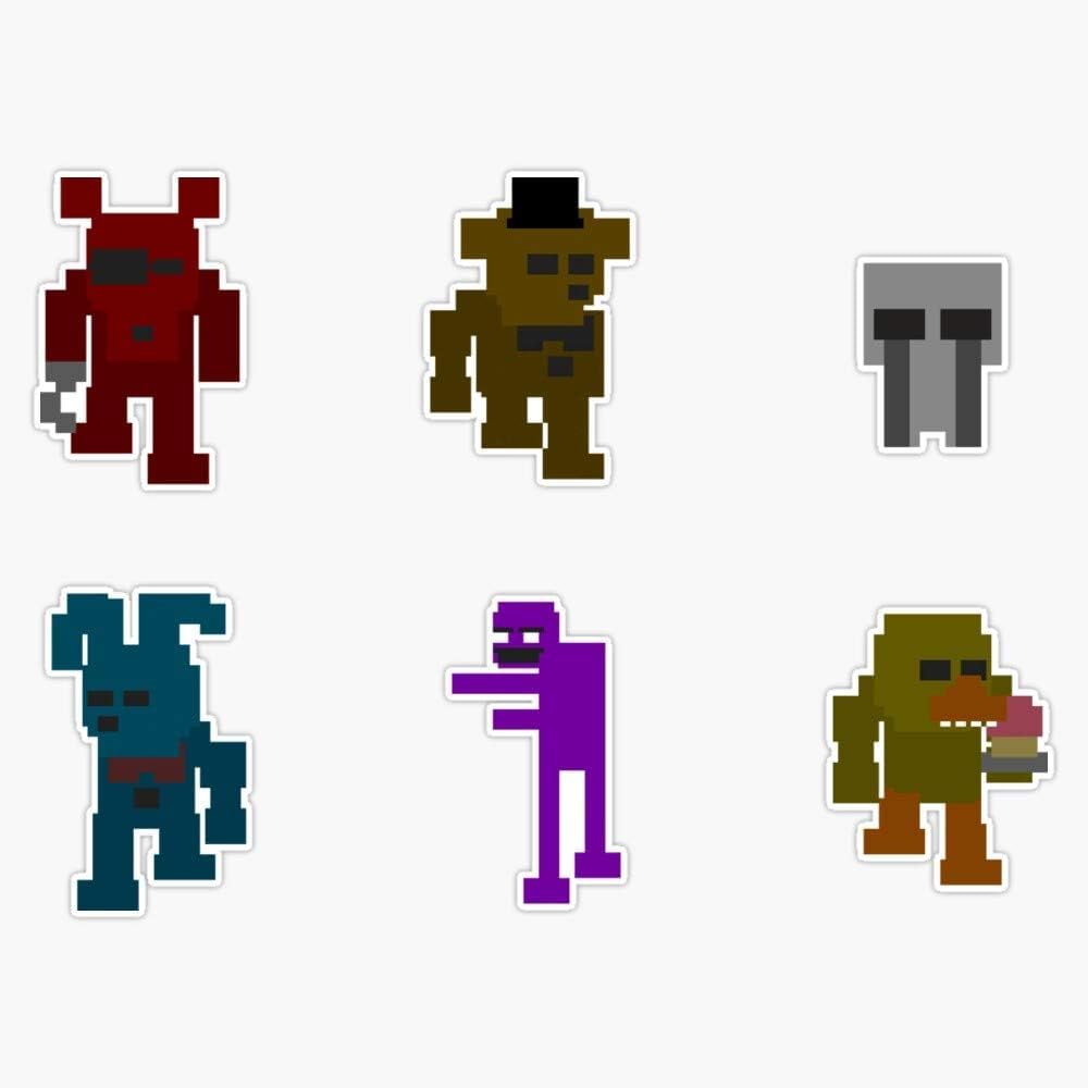 Amazon.com - Mini Game Sprites Vinyl Sticker Decal - 2" Funny ...