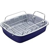 Amazon.com: KITESSENSU Extra Large Roasting Pan with Lid - Nonstick ...