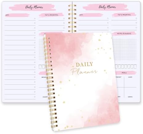Amazon.com : Undated Daily Planner,Daily To Do List Notebook With Meal ...
