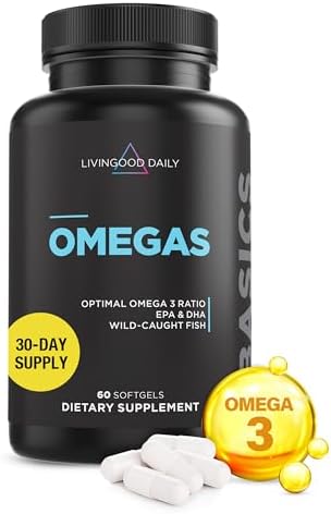 Amazon.com: Livingood Daily Fish Oil Supplements with Omega 3 Fatty ...
