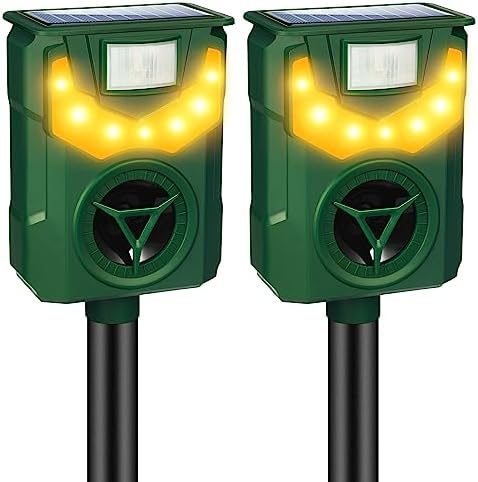 Amazon.com: All New 2024 Deer Repellent Outdoor Ultrasonic - Solar ...