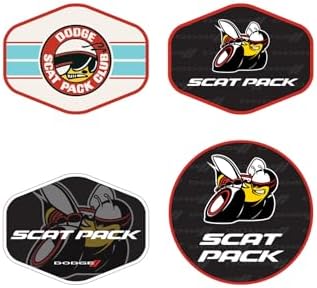 Amazon.com - Dodge Scat Pack Vinyl Sticker 4 Assorted Stickers - Ideal ...
