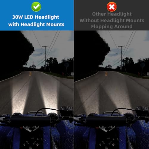 Snapklik.com : 2 X Headlights Head Lights Kit Assembly For YAMAHA ...