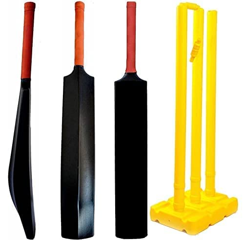 DIYA FITNESS Plastic Bat, Cricket bat, Plastic Cricket bat Hard Plastic ...