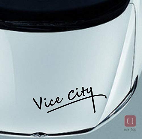 ISEE 360® Car Decal Vice City Vinyl Graphics Stickers for Hood, Sides ...