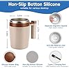 Amazon.com | Self Stirring Coffee Mug – 13oz Magnetic Rechargeable Cup ...