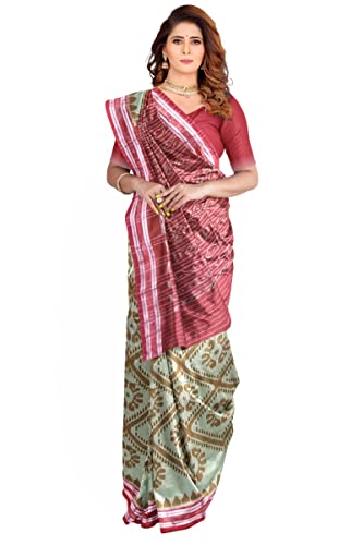 Buy FLOWRINA Odisha Sambalpuri Handloom Ikat Women's Cotton Saree ...