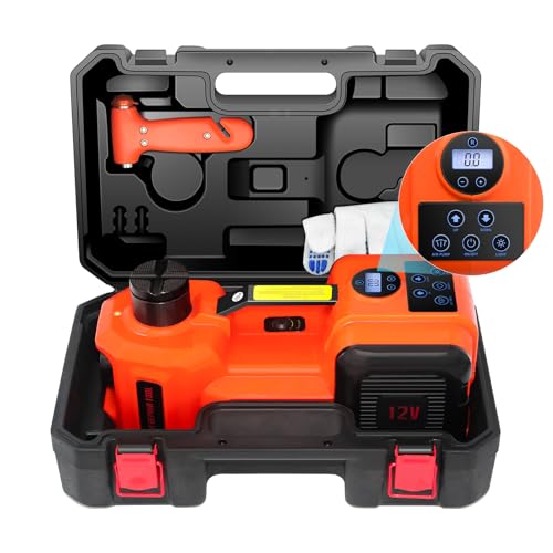 E-HEELP Electric Car Jack Kit 5Ton 12V Hydraulic Car Jack Lift for SUV ...