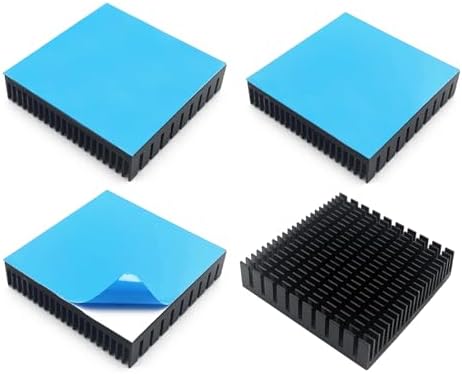 Amazon.com: 4PCS 50mm Heatsink 1.97x1.97x0.43 Inch/ 50mmx50mmx11mm Heat ...