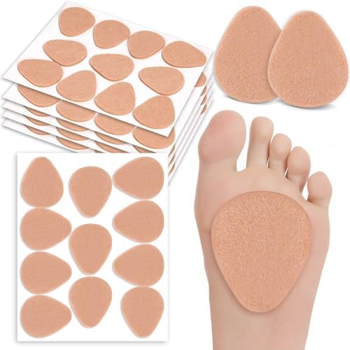 Amazon.com: Shynek 55Pcs Metatarsal Foot Pads for Women and Men, Felt ...