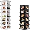 Amazon.com: SpaceAid 7 Tier Rotating Shoe Rack Tower, Spinning Shoe ...