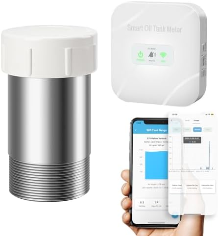 Amazon.com: Smart Oil Gauge, Zuomeng Wi-Fi Heating Oil Tank Gauge with ...