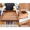 Amazon.com: Extra Large Square Wood Tray, Generously 22" Acacia Serving ...
