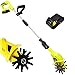 Electric Cordless Hand Tiller Cultivator with Rechargeable Lithium ...