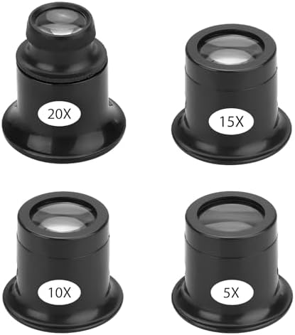 Amazon.com: 10PCS 10X Watchmaker Loupe, Portable Magnifier Magnifying ...