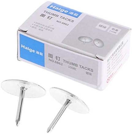Amazon.com: 80 Pcs Flat Thumb Tacks Silver Thumb Nails Round for Head ...