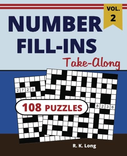 Amazon.com: Number Fill-Ins Take-Along, Volume 2: 108 Number Fill-In ...