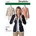 Amazon.com: Simplicity 1421 Women's Unlined Collared Jacket Sewing ...