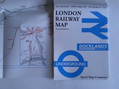 London Railway Map: Amazon.co.uk: Quail Map Company: 9781898319542: Books