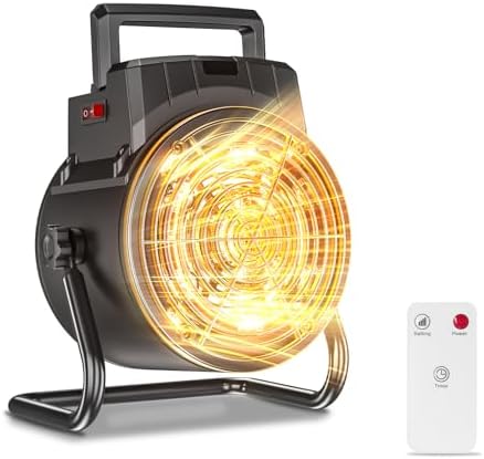 Amazon.com: Auertech Greenhouse Heater with Thermostat, 1500W Electric ...