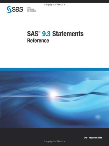 Amazon.com: SAS 9.3 Statements: Reference: 9781607649021: SAS Institute ...