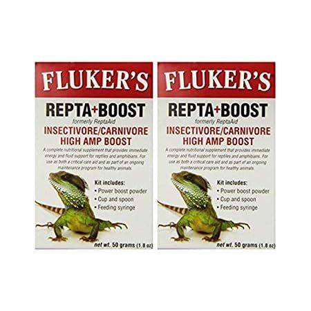 Amazon.com : Fluker's 2 Pack of Repta+Boost Insectivore and Carnivore ...